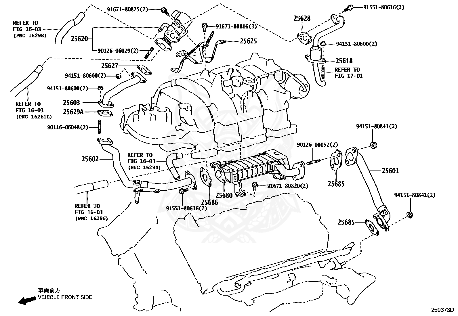 90126-08052 - Toyota - Bolt, Stud (for Exhaust Manifold To Cylinder ...