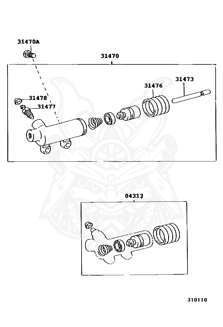 31476-22010 - Toyota - Boot, Clutch Release Cylinder - Nengun Performance