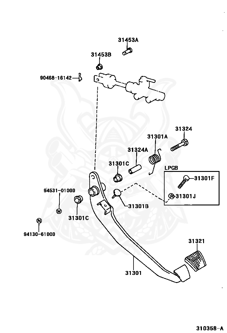 90468-16142 - Toyota - Pin - Nengun Performance