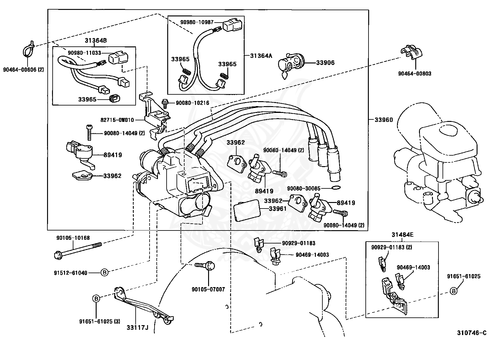 33960-0W010 - Toyota - Actuator Assy, Sequential Transmission - Nengun ...