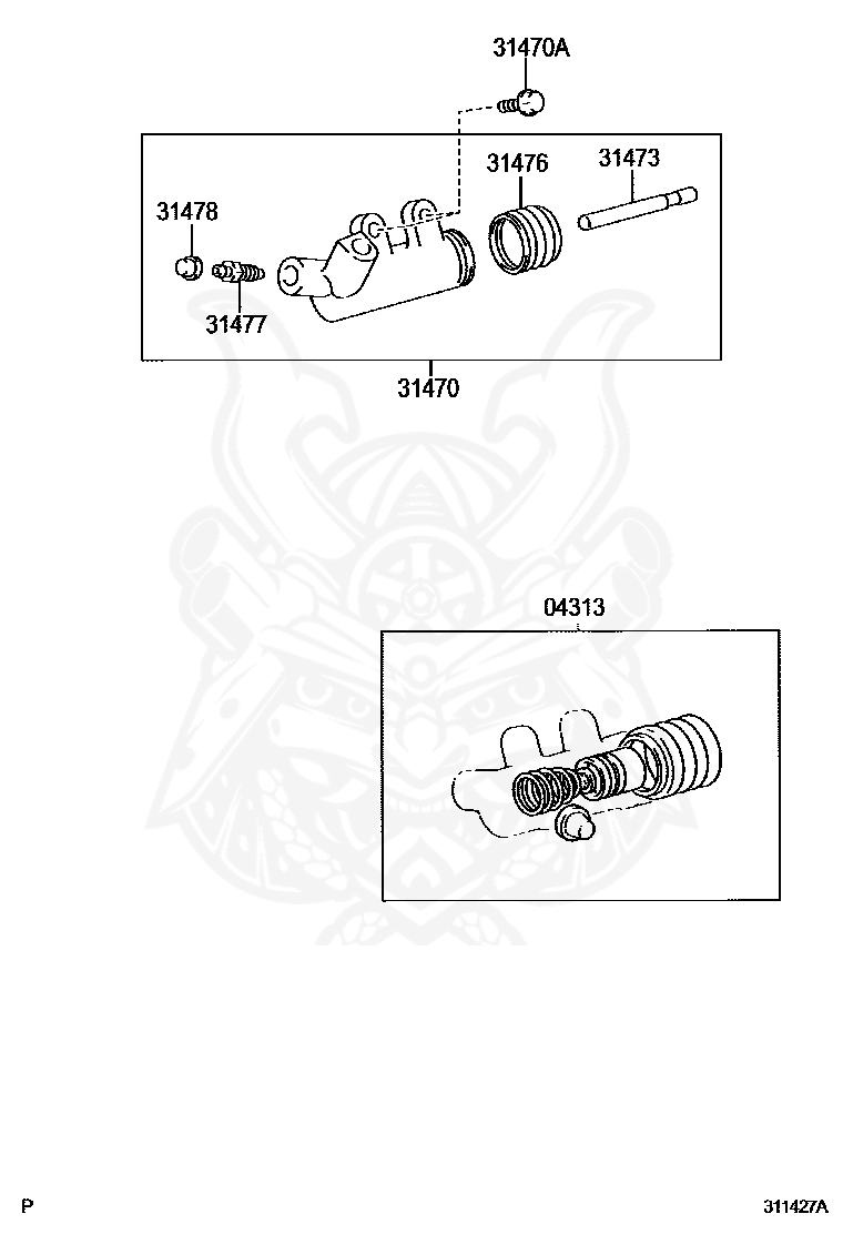 31476-22010 - Toyota - Boot, Clutch Release Cylinder - Nengun Performance