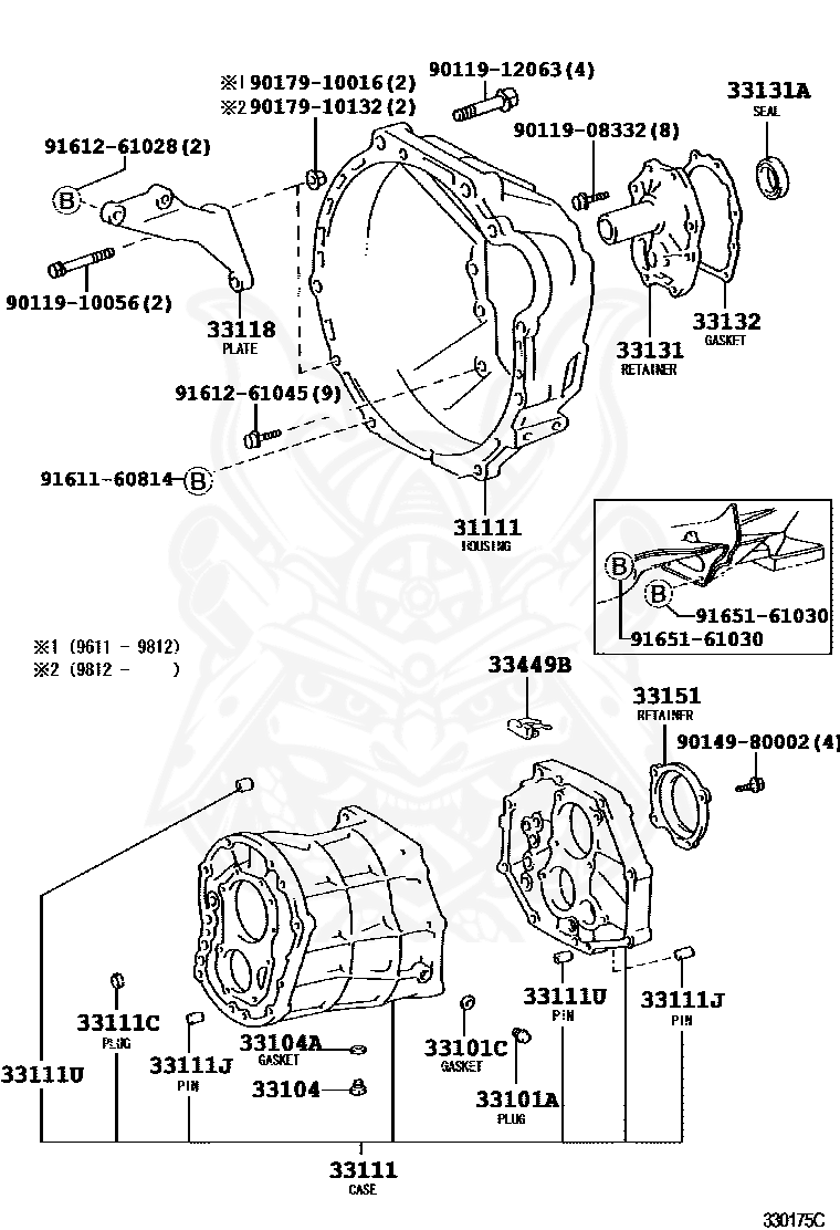 90311-30014 - Toyota - Seal, Oil (for Transmission Front Bearing ...
