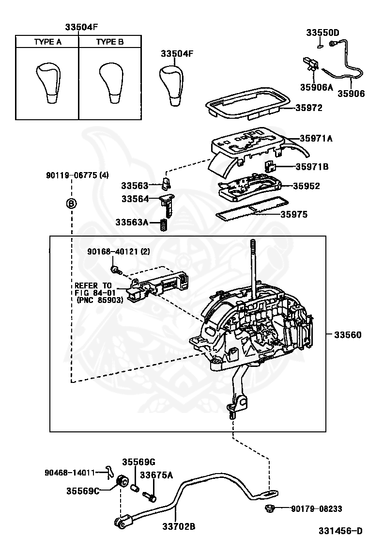 33504-30281-E0 - Toyota - Knob Sub-assy, Shift Lever - Nengun Performance