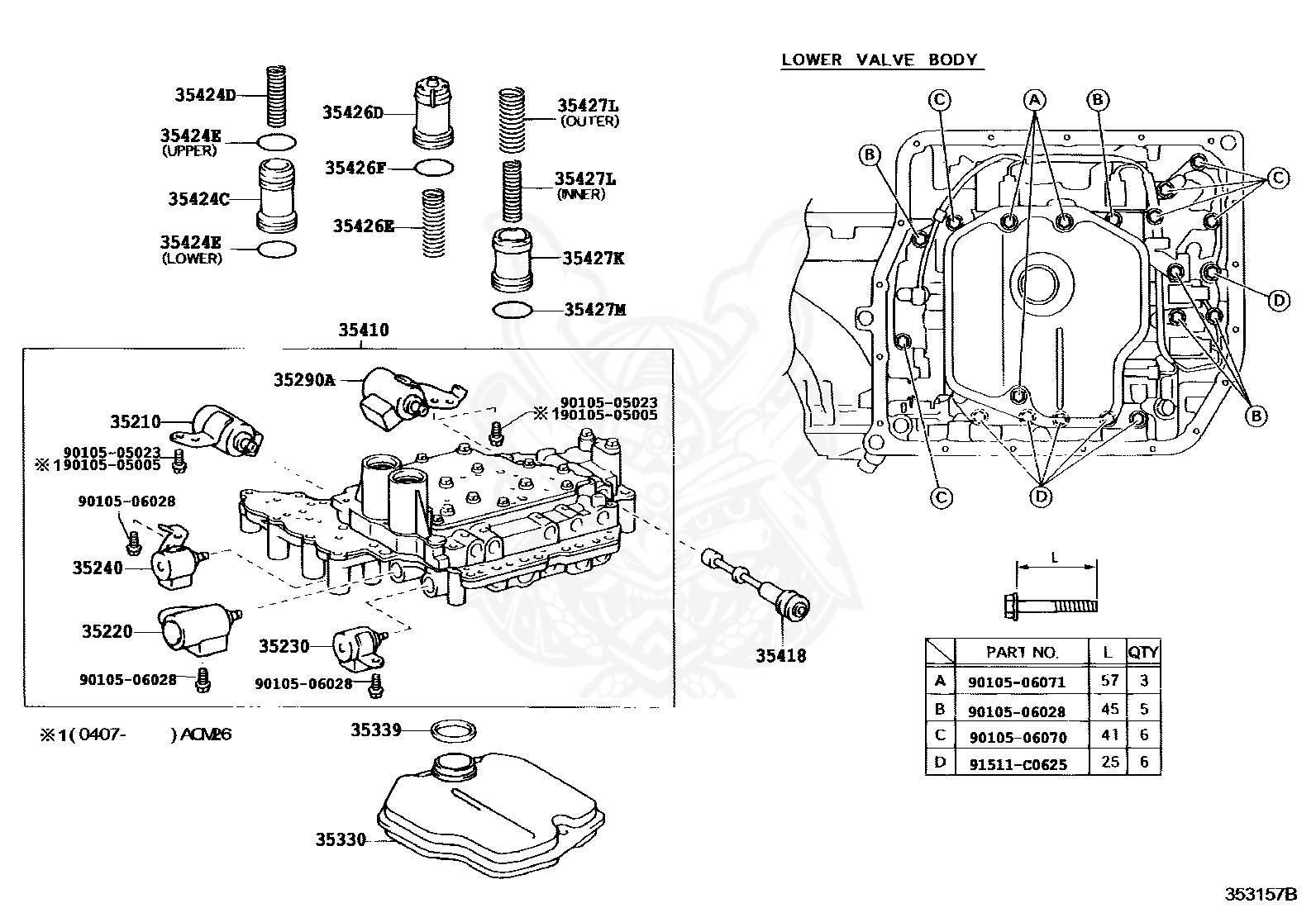 35330-06010 - Toyota - Strainer Assy, Valve Body Oil - Nengun Performance