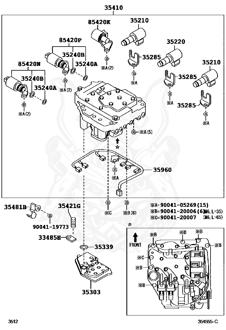 35410-97206 - Toyota - Body Assy, Transmission Valve - Nengun Performance