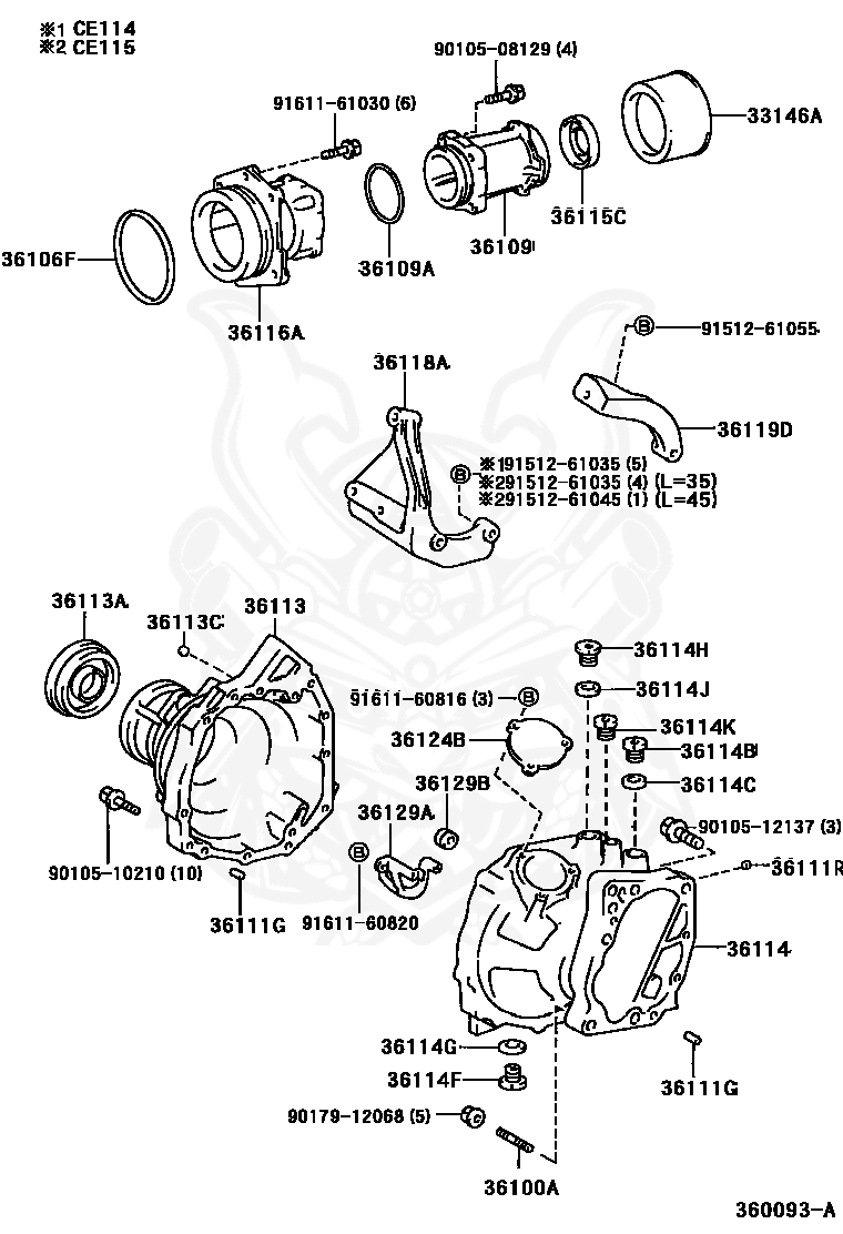 90311-47003 - Toyota - Seal, Oil (for Transfer Case Rh) - Nengun ...