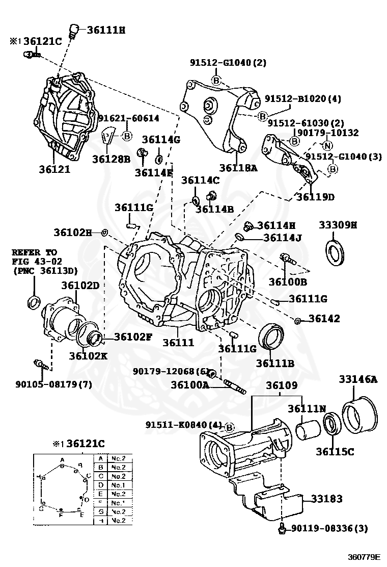 90311-58009 - Toyota - Seal, Oil (for Transfer Case) - Nengun Performance
