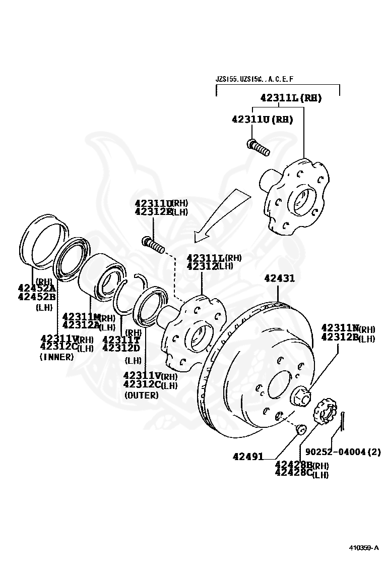 47491-22020 - Toyota - Plug, Shoe Adjusting Hole (for Parking Brake ...