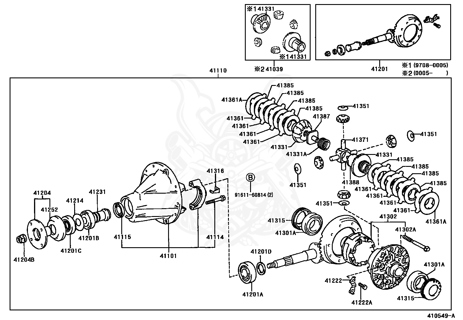 41351-30060 - Toyota - Washer, Rear Differential Pinion Thrust - Nengun ...