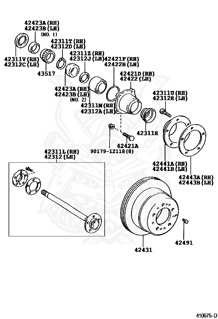 47491-22020 - Toyota - Plug, Shoe Adjusting Hole (for Parking Brake ...