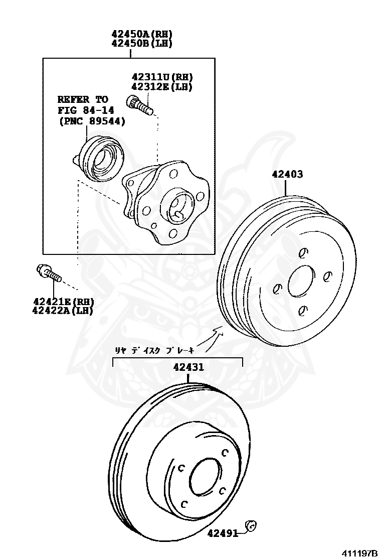 90942-02047 - Toyota - Bolt, Hub (for Rear Axle Lh) - Nengun Performance