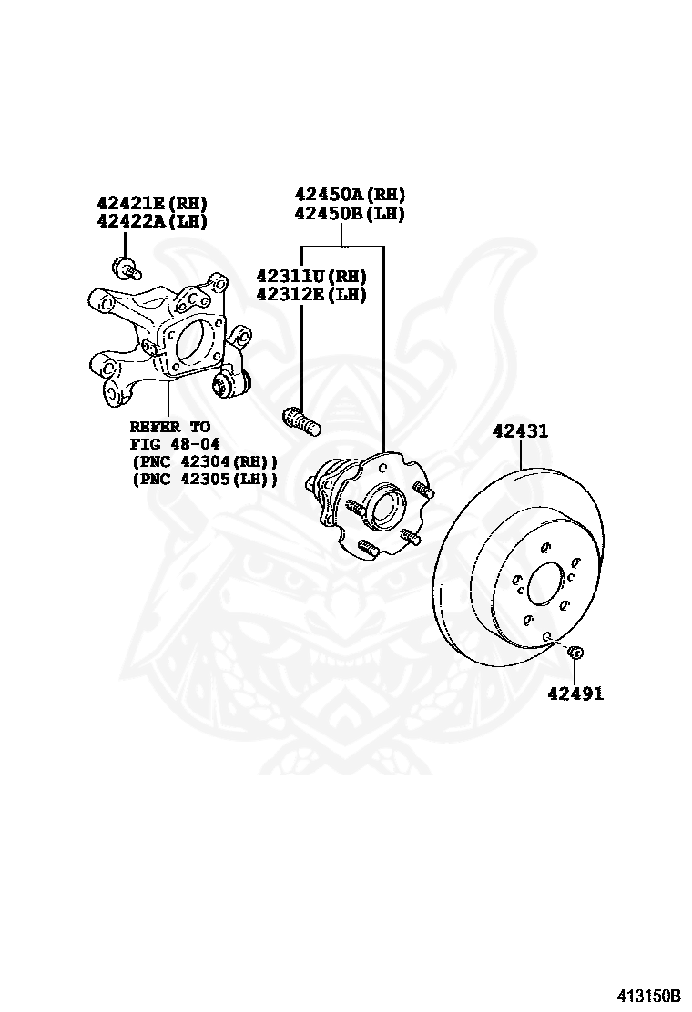 47491-22020 - Toyota - Plug, Shoe Adjusting Hole (for Parking Brake ...