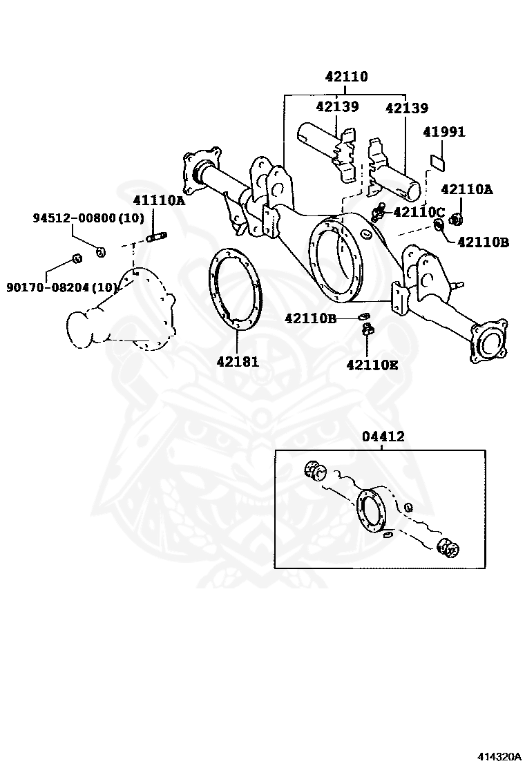 90170-08204 - Toyota - Nut - Nengun Performance