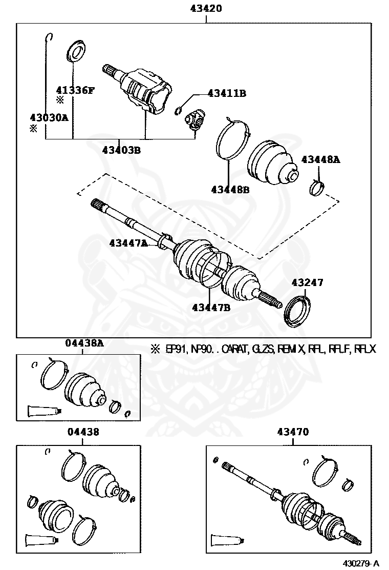 43420-10180 - Toyota - Shaft Assy, Front Drive, Lh - Nengun Performance