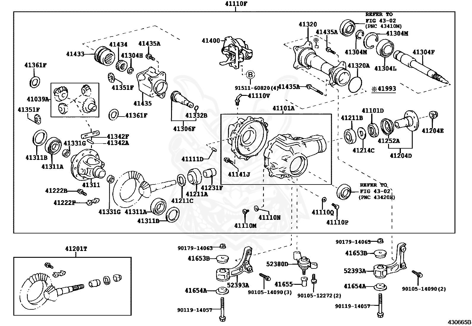 41351-30060 - Toyota - Washer, Rear Differential Pinion Thrust - Nengun ...