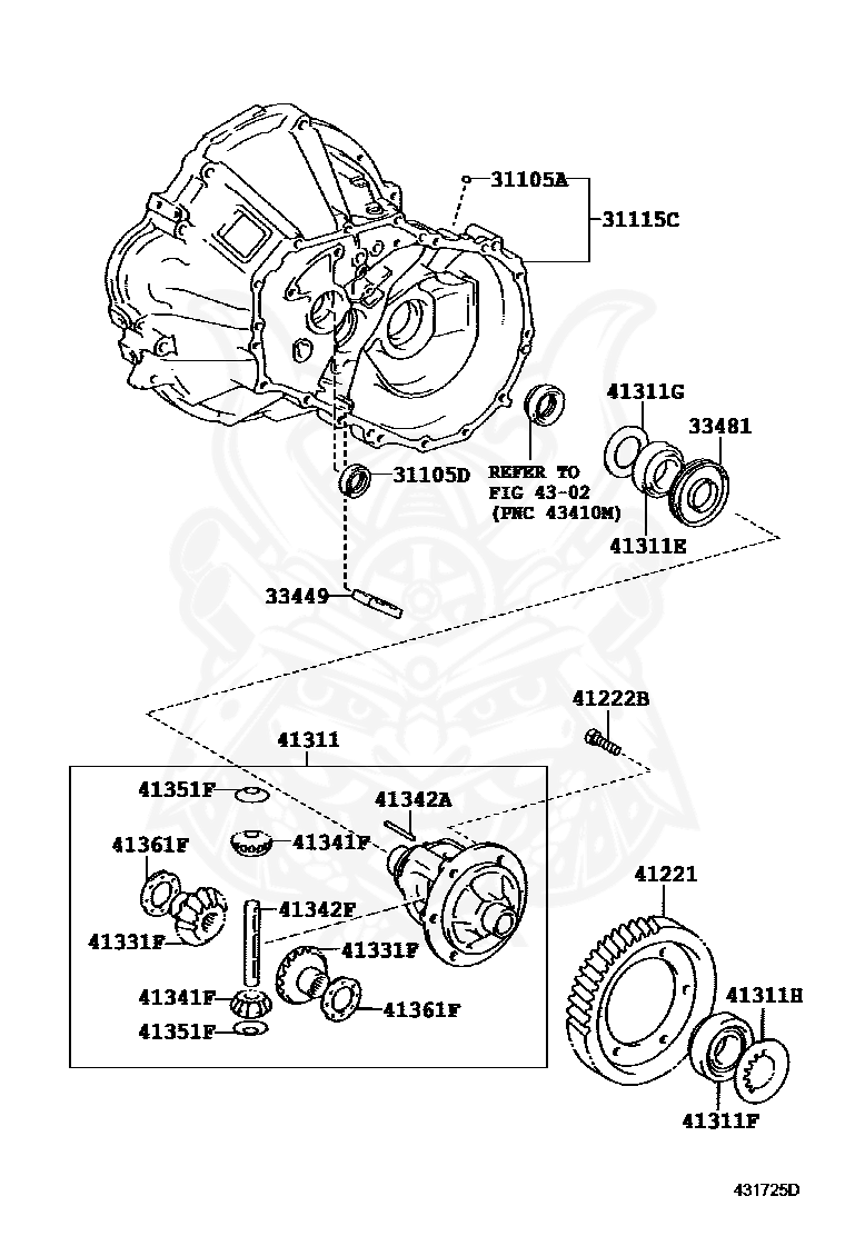 33481-12040 - Toyota - Gear, Speedometer Drive (mtm) - Nengun Performance