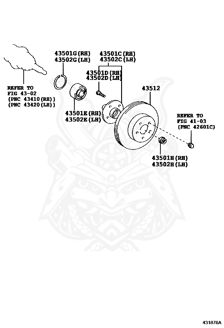 90177-22001 - Toyota - Nut (for Rear Axle Shaft Lh) - Nengun Performance