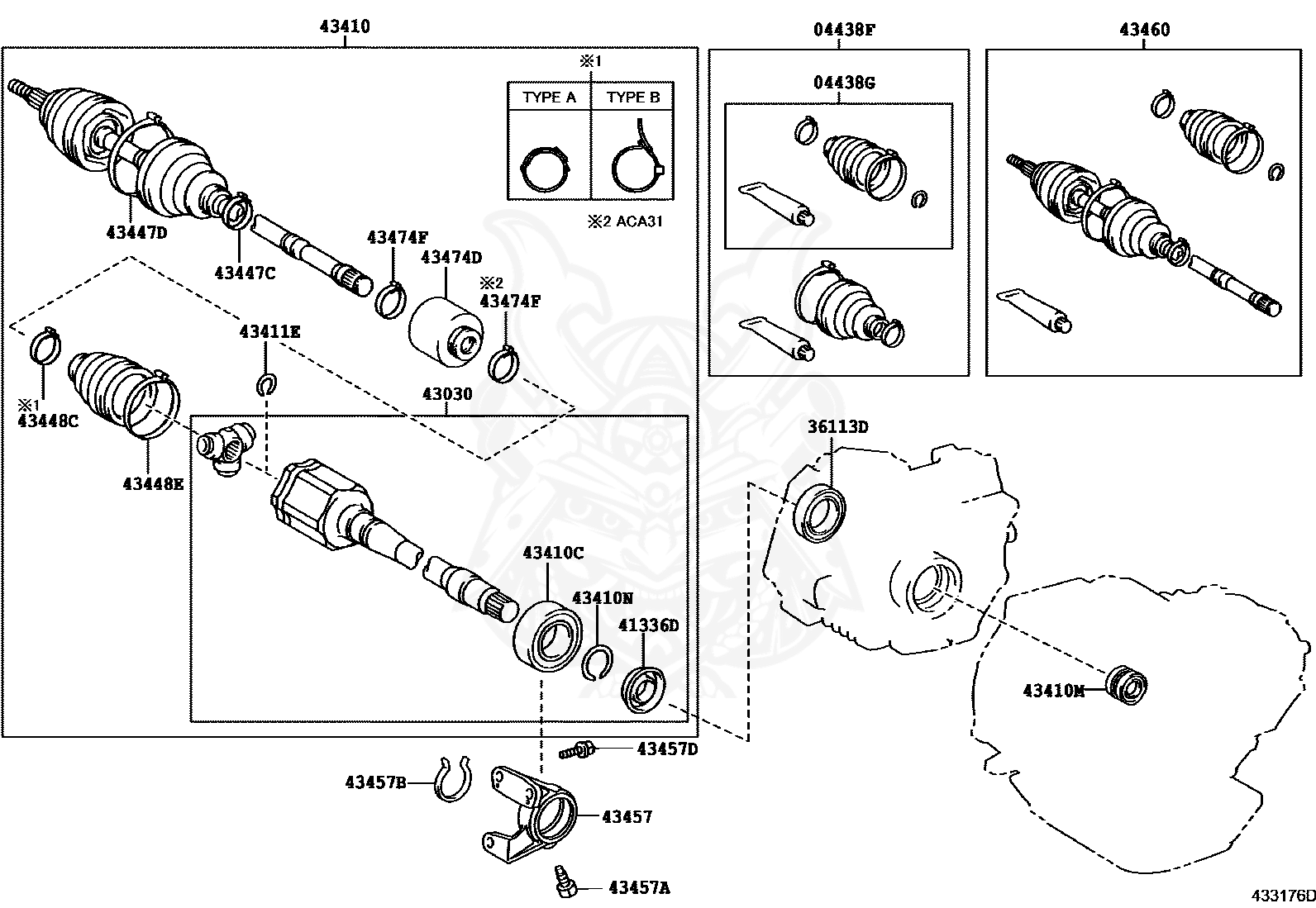 42345-14010 - Toyota - Clamp (for Rear Drive Shaft Damper) - Nengun ...
