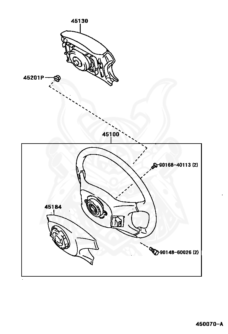 90179-12071 - Toyota - Nut, Steering Wheel Set - Nengun Performance