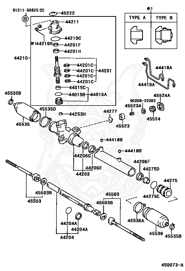 90214-14002 - Toyota - Washer, Claw (for Steering Rack End Lock ...