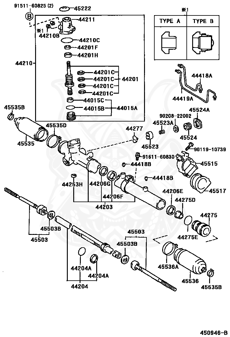 90214-14002 - Toyota - Washer, Claw (for Steering Rack End Lock ...