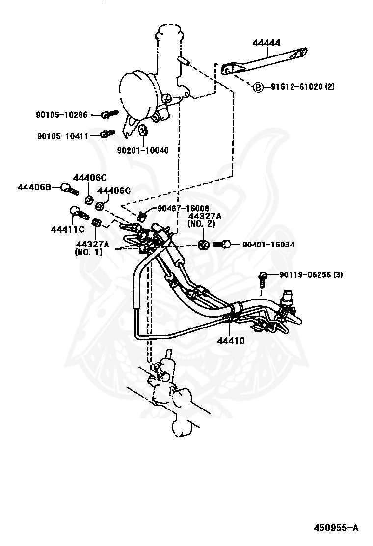 44327-30030 - Toyota - Gasket, Pressure Port, No.1 - Nengun Performance