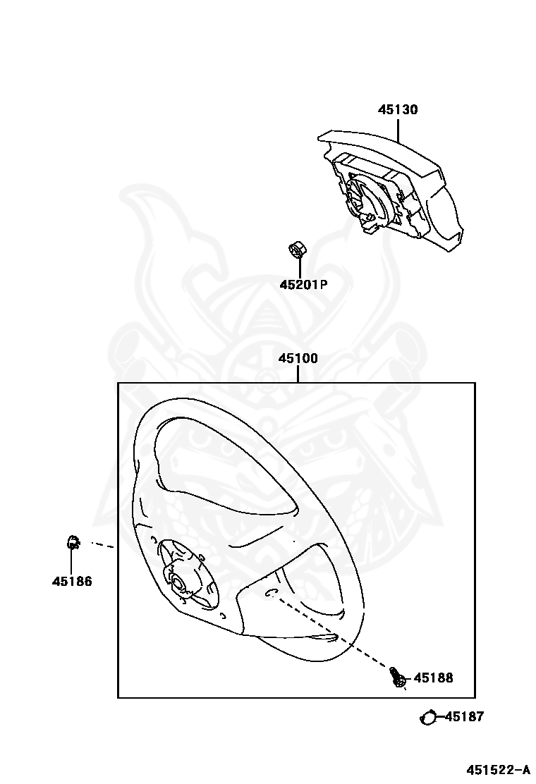 90179-12071 - Toyota - Nut, Steering Wheel Set - Nengun Performance