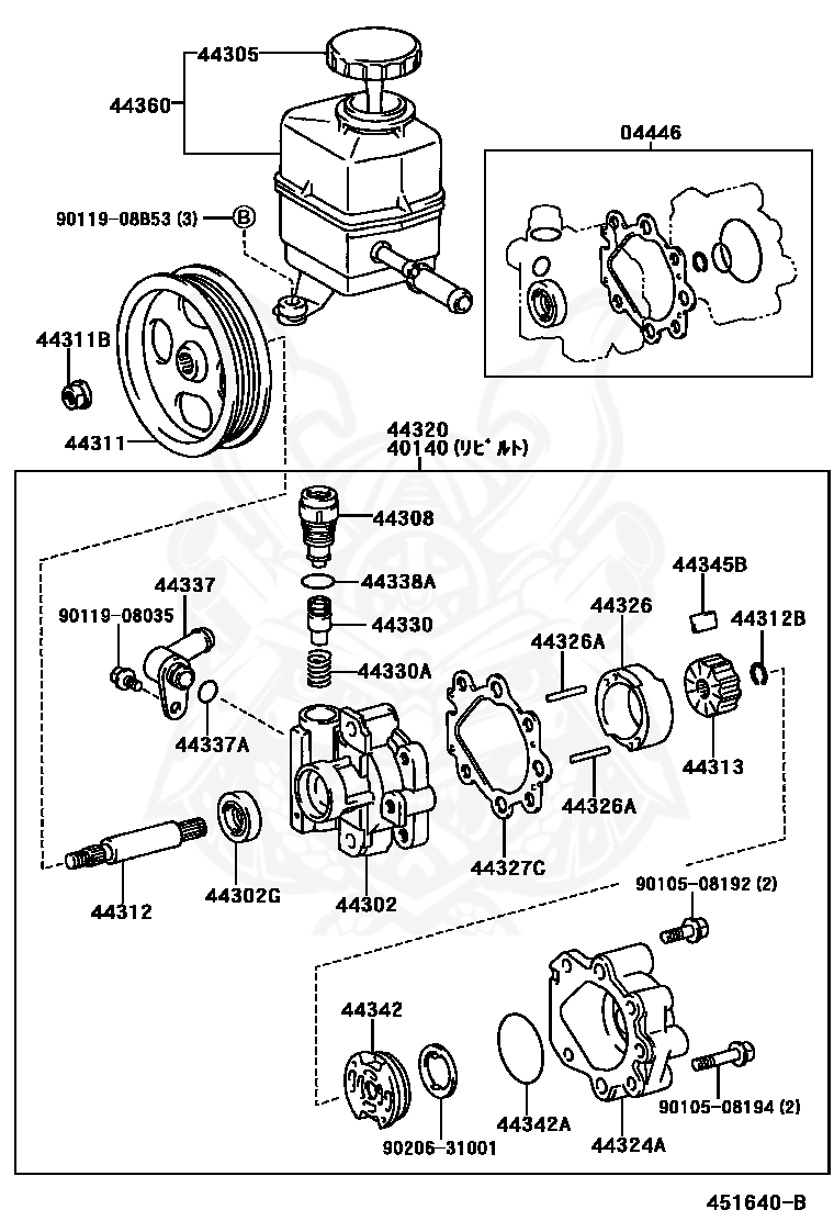 90301-11016 - Toyota - Ring, O (for Power Steering Suction Port ...