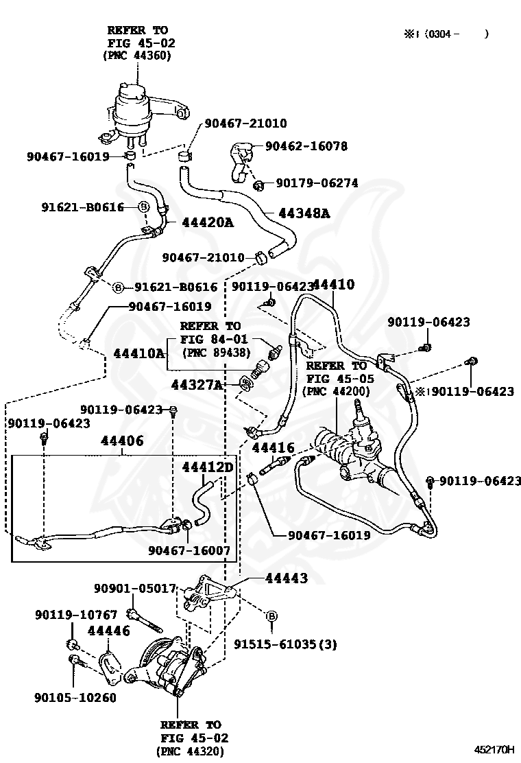 44327-30030 - Toyota - Gasket, Pressure Port, No.1 - Nengun Performance