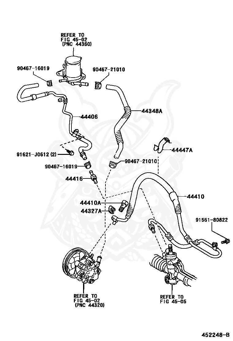 44327-30030 - Toyota - Gasket, Pressure Port, No.1 - Nengun Performance