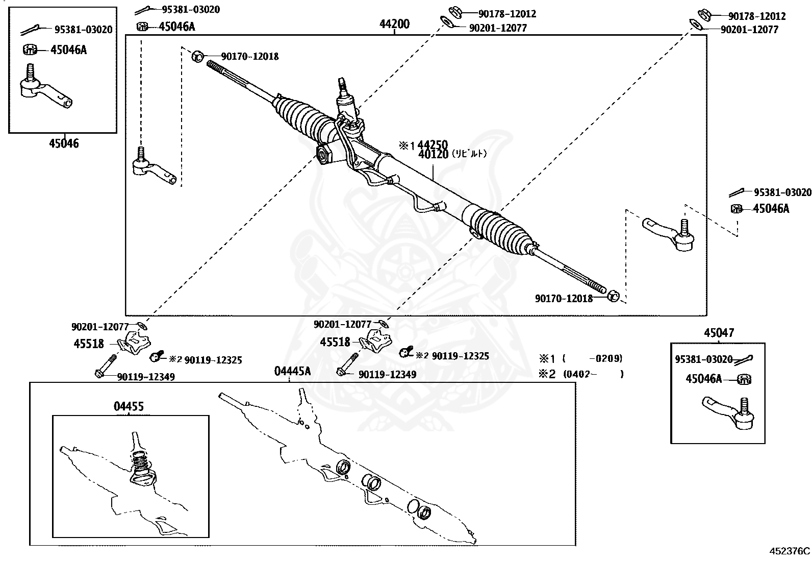 90171-12028 - Toyota - Nut, Castle (for Idler Arm) - Nengun Performance