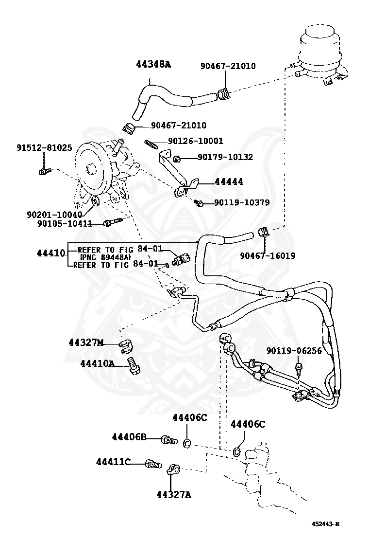 44327-30030 - Toyota - Gasket, Pressure Port, No.1 - Nengun Performance