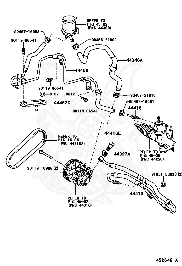 44327-30030 - Toyota - Gasket, Pressure Port, No.1 - Nengun Performance