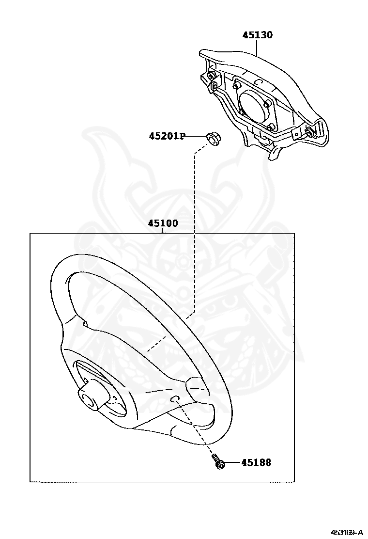 90179-12071 - Toyota - Nut, Steering Wheel Set - Nengun Performance