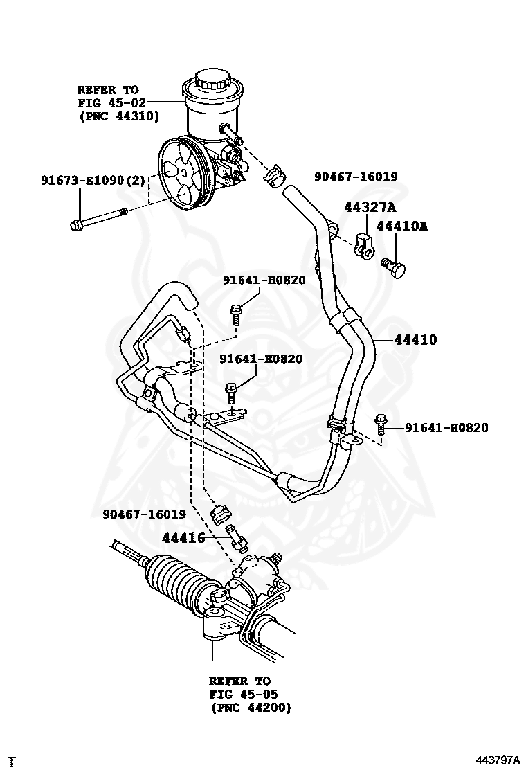 44327-30040 - Toyota - Gasket, Pressure Port, No.1 - Nengun Performance