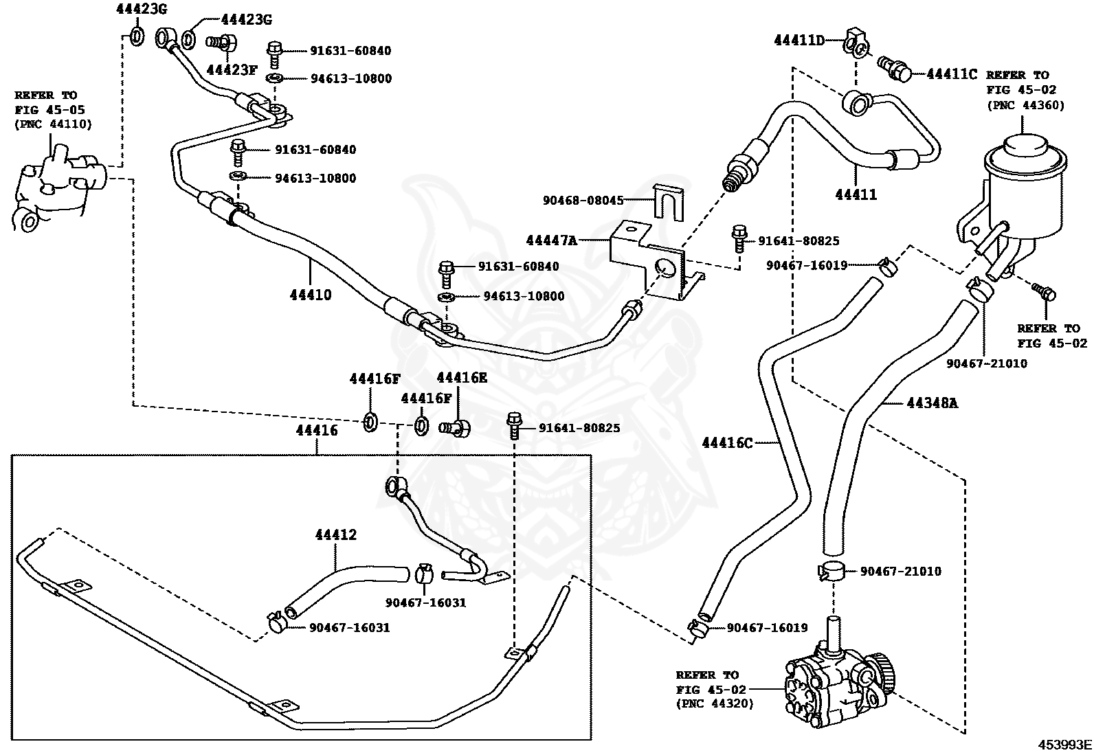 44327-30030 - Toyota - Gasket, Pressure Port, No.1 - Nengun Performance