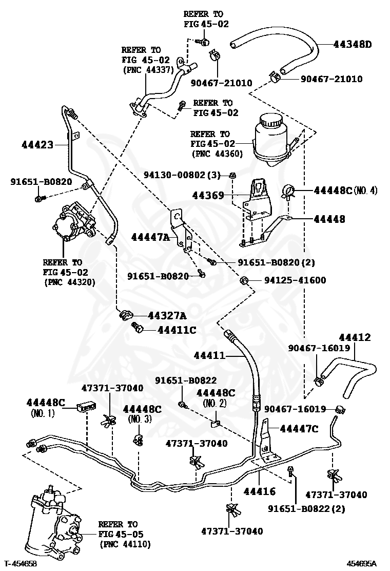 44327-30030 - Toyota - Gasket, Pressure Port, No.1 - Nengun Performance