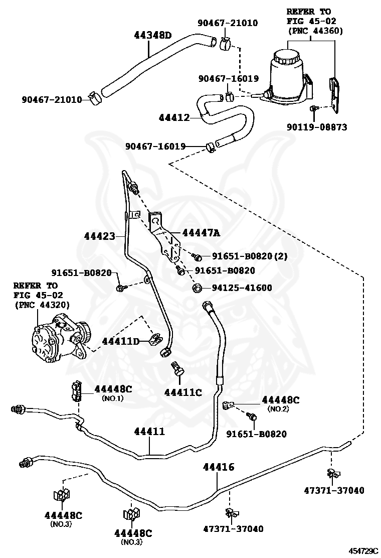 44327-30030 - Toyota - Gasket, Pressure Port, No.1 - Nengun Performance