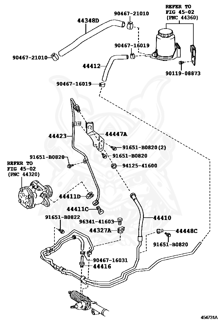 44327-30030 - Toyota - Gasket, Pressure Port, No.1 - Nengun Performance
