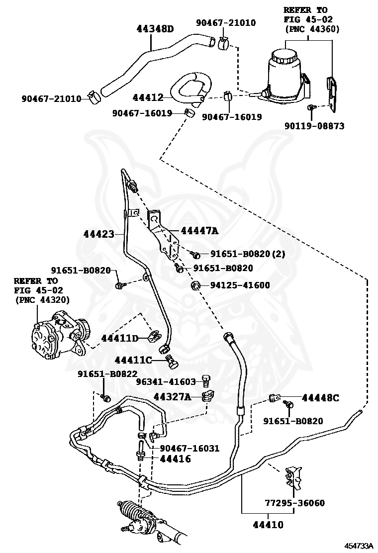 44327-30030 - Toyota - Gasket, Pressure Port, No.1 - Nengun Performance
