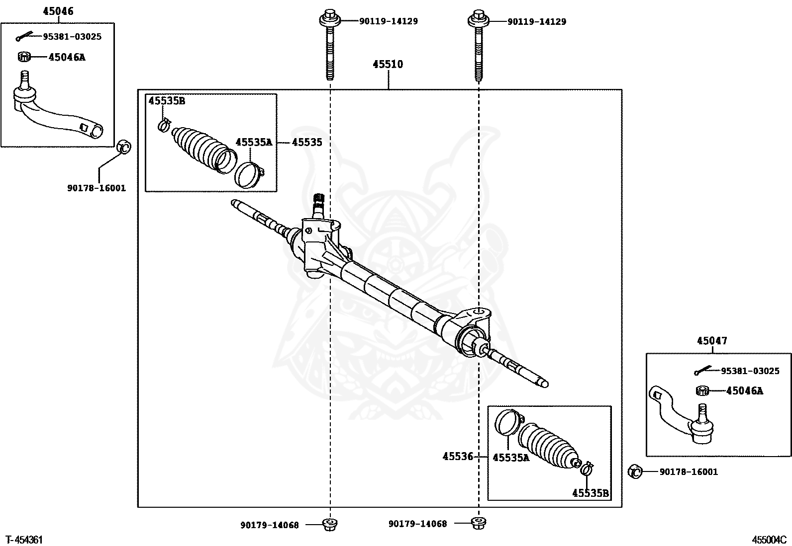 90467-19021 - Toyota - Clip (for Steering Rack Boot) - Nengun Performance