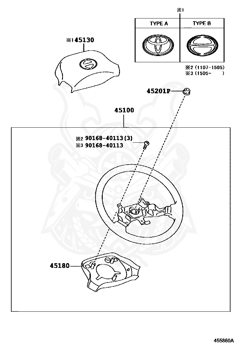 90179-12071 - Toyota - Nut, Steering Wheel Set - Nengun Performance