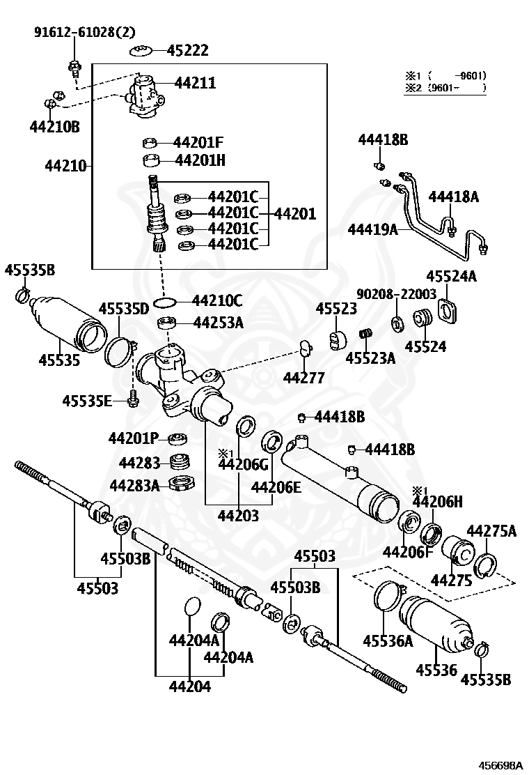 90214-14002 - Toyota - Washer, Claw (for Steering Rack End Lock ...
