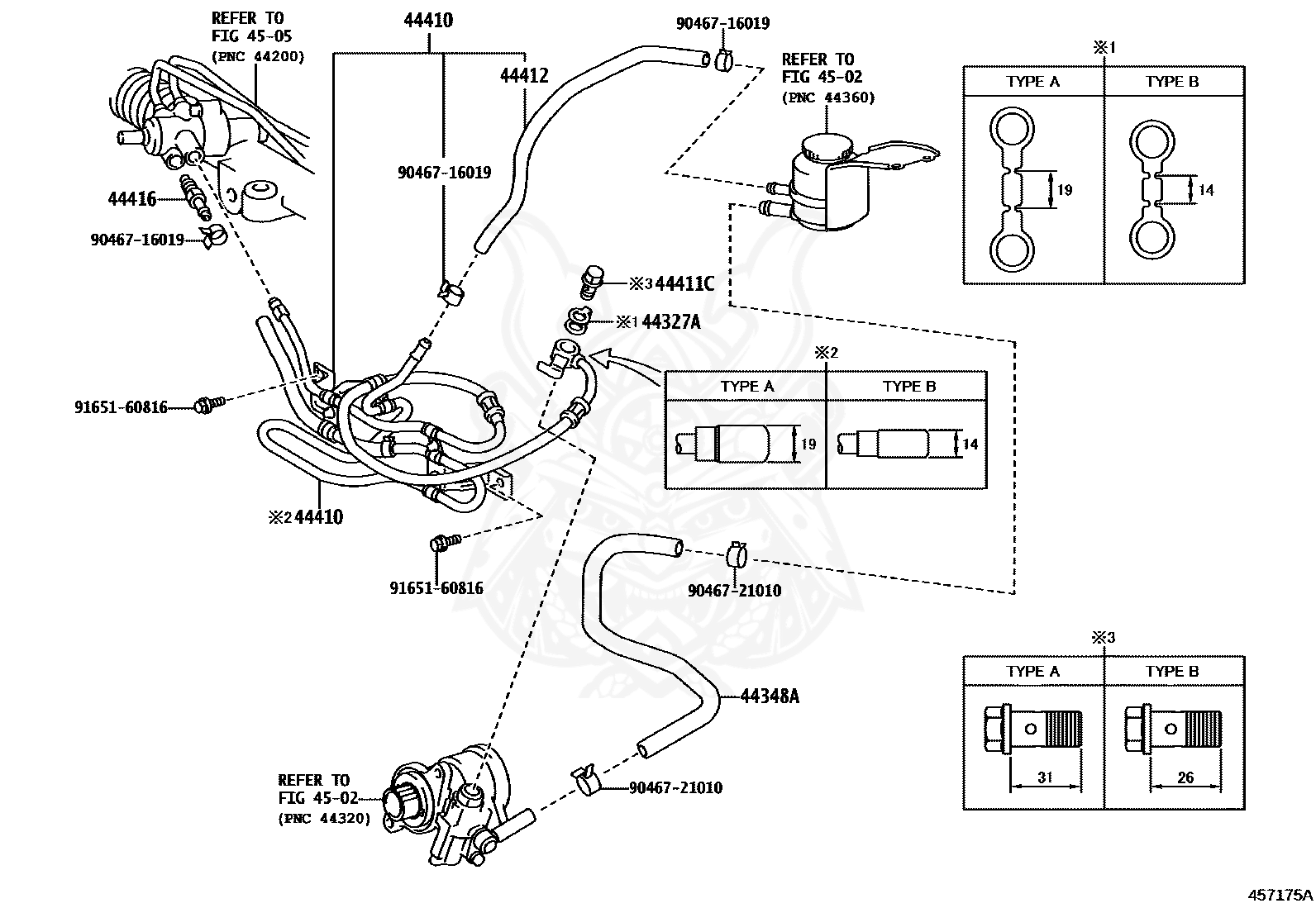 44327-30040 - Toyota - Gasket, Pressure Port, No.1 - Nengun Performance