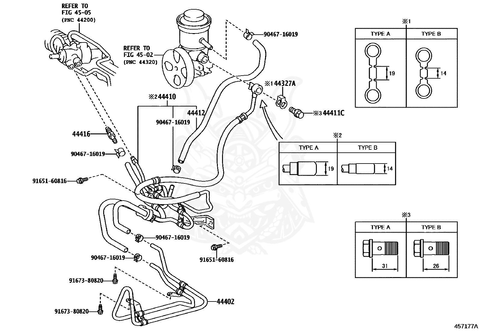 44327-30040 - Toyota - Gasket, Pressure Port, No.1 - Nengun Performance