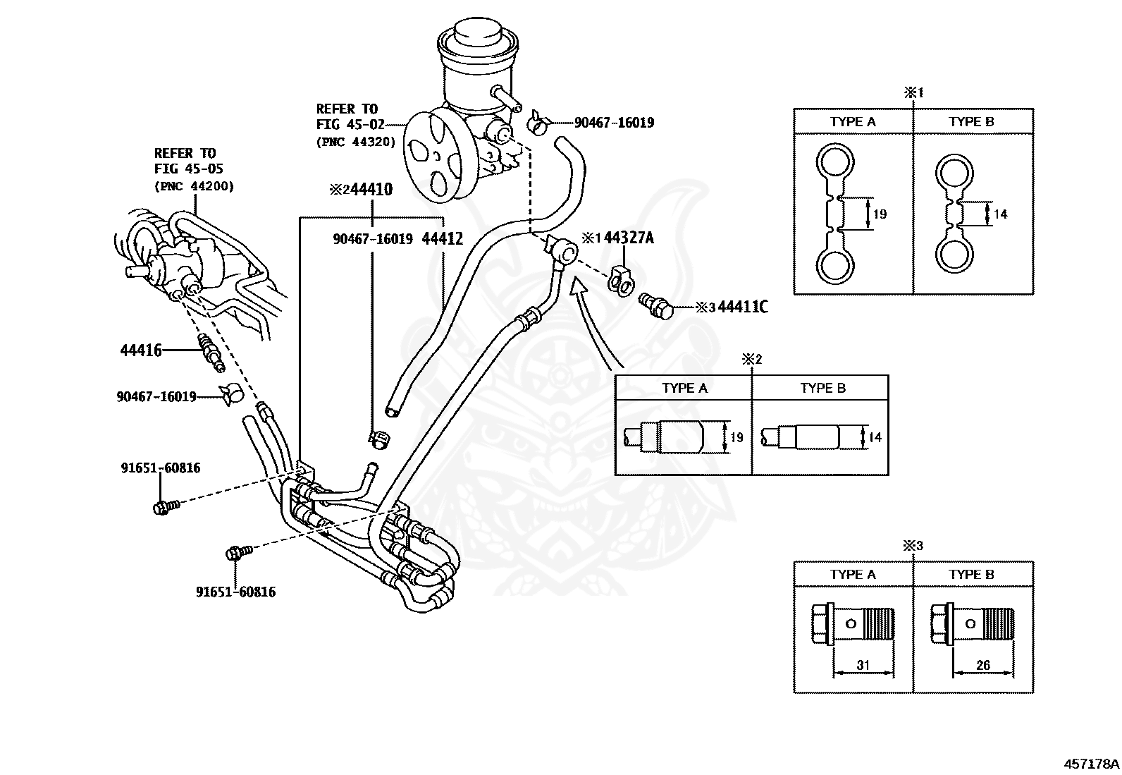 44327-30030 - Toyota - Gasket, Pressure Port, No.1 - Nengun Performance