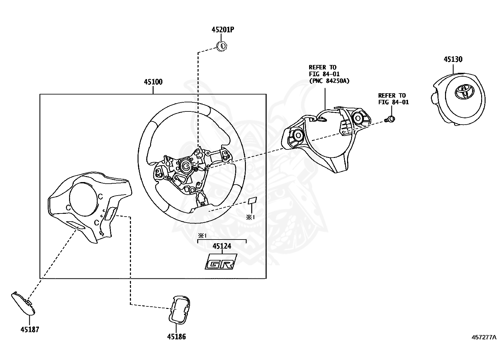 90179-12071 - Toyota - Nut, Steering Wheel Set - Nengun Performance