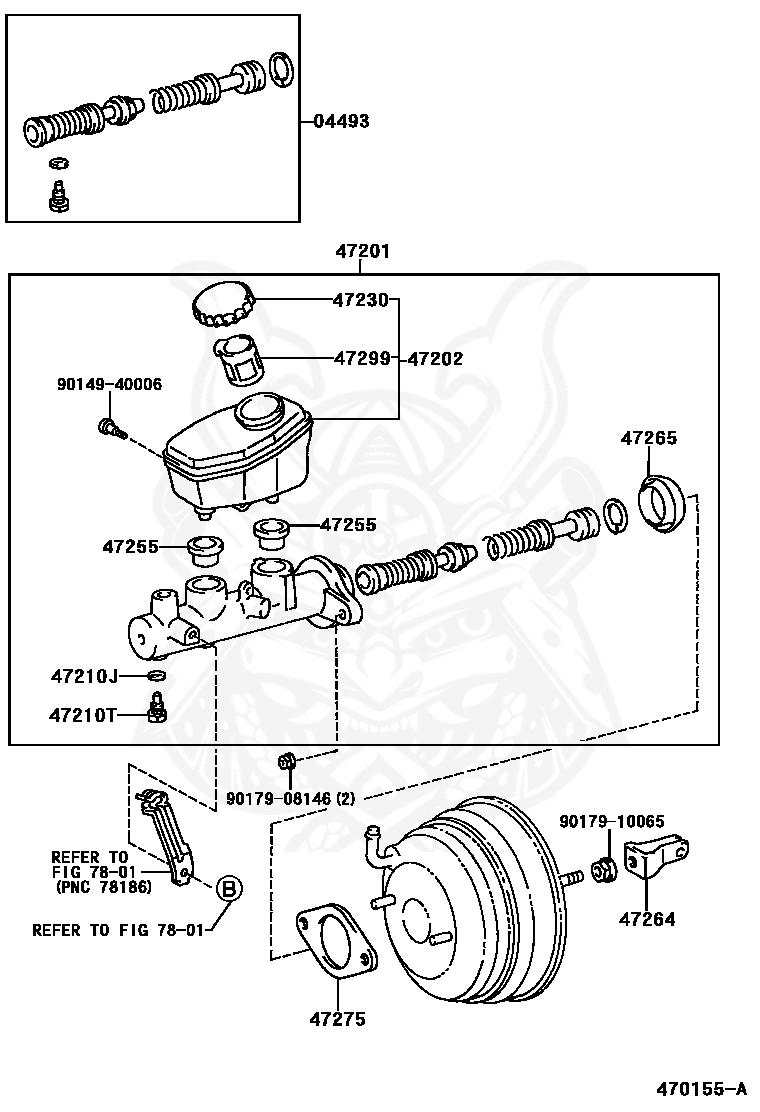 47255-16010 - Toyota - Grommet, Master Cylinder Reservoir - Nengun ...