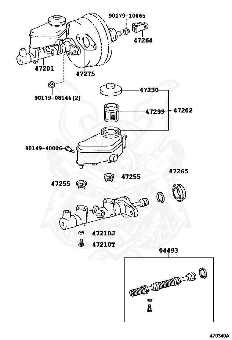47265-20050 - Toyota - Boot, Master Cylinder - Nengun Performance