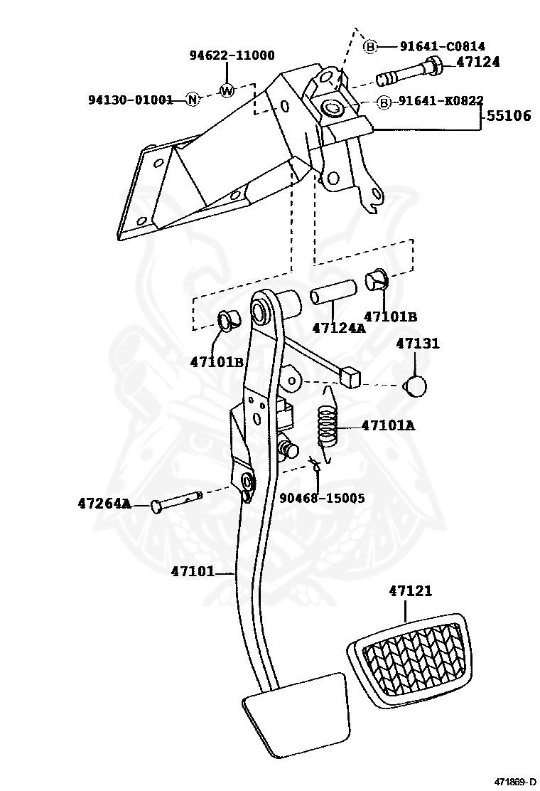 90386-13015 - Toyota - Bush (for Brake Pedal) - Nengun Performance